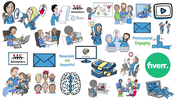 Do professional custom whiteboard animation explainer video by Ms_animators | Fiverr