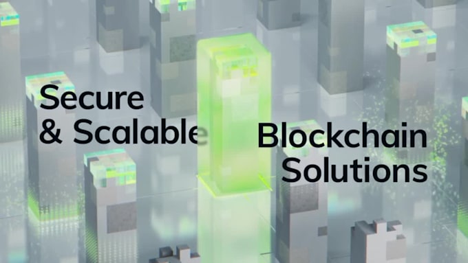 Do 3d blockchain animation video, 3d isometric explainer animation ...