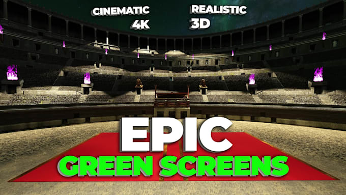 3d green screen backgrounds for twitch or youtube stream by Richst | Fiverr