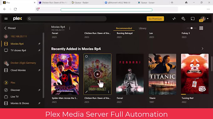 Setup plex, jellyfin, emby, and rclone blend for smooth media server operation by Fiskel_it | Fiverr