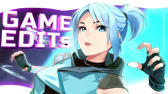 Edit amazing valorant any games montages with vfx, text, 3d by Wolfrek ...