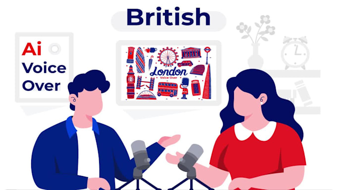 Generate a human like british ai voice over by Altdesigner | Fiverr
