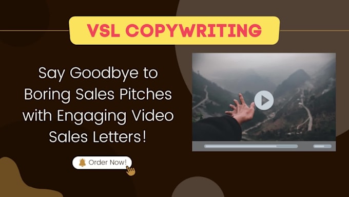 Write persuasive video sales letter vsl copywriting by The_copypro | Fiverr