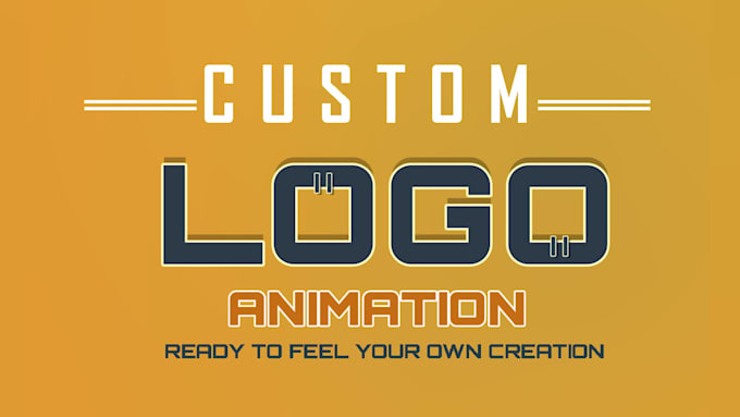 Make a custom logo animation by Thasirock