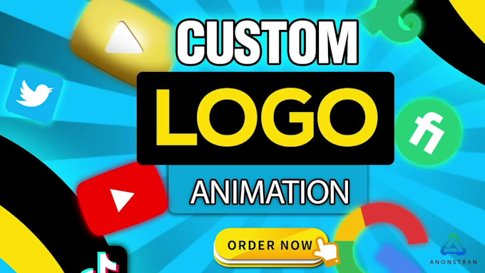 Create a custom 2d logo animation by Anonstran | Fiverr