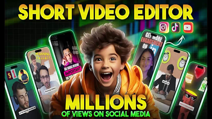 Edit tiktok, reels, and youtube shorts with engaging captions by Ariyan_edit | Fiverr