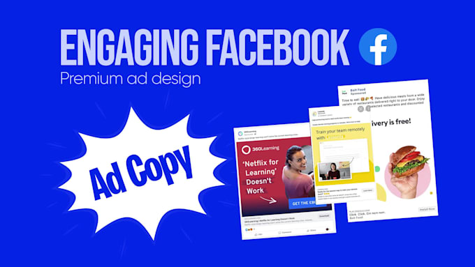 Write engaging facebook ad copy and create premium ad design by ...