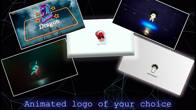 Create 30 amazing animated logo intro video by Khalidaitnabou | Fiverr