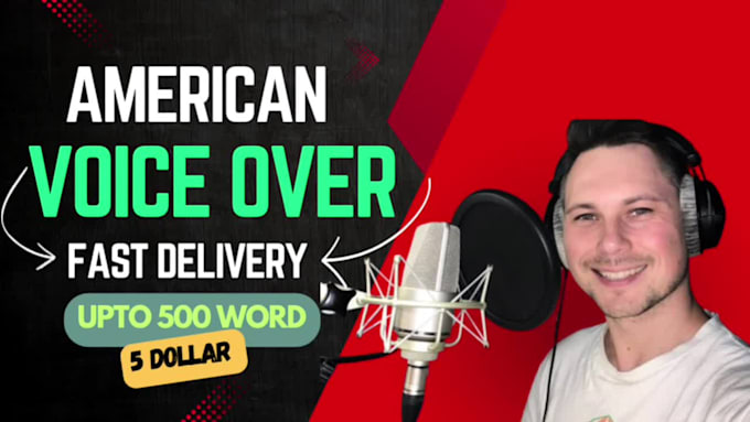 Record a professional american male voice over by Orin_hyatt0 | Fiverr