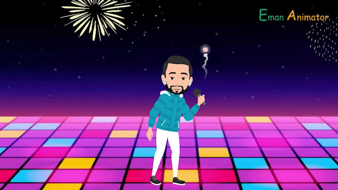 Create professional custom 2d music lyric video animation by Emaan_shafique5 | Fiverr