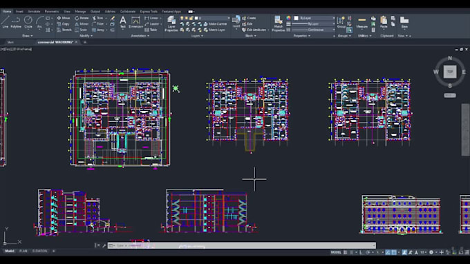 Make 2d architecture floor plan in autocad by Arfatimanadeem | Fiverr