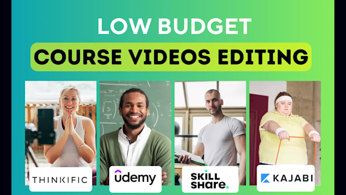 Edit educational video course in affordable prices by Zain698069 | Fiverr