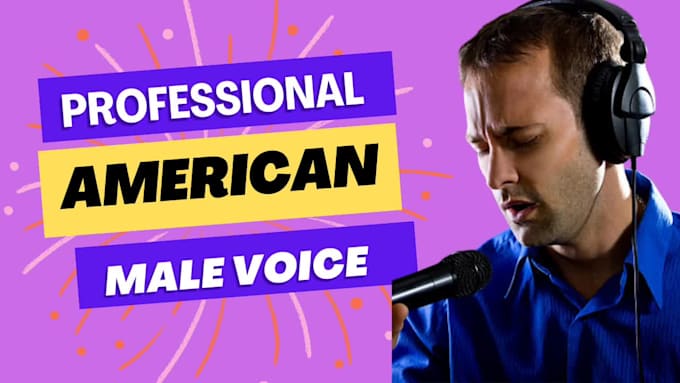 Record an american male voice over in english by Adam306 | Fiverr