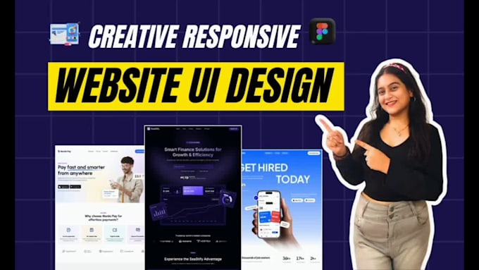 Do modern responsive website design ui ux in figma by Parth2005 | Fiverr