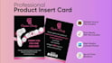 Design amazon product insert card, thank you card, packaging insert by ...