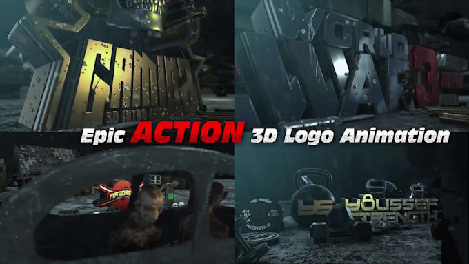 Create stunning 3d logo animation by Shonchoykhan | Fiverr