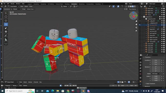 Do 3d roblox animation, combat animation in r6 and r15 by Elloini | Fiverr