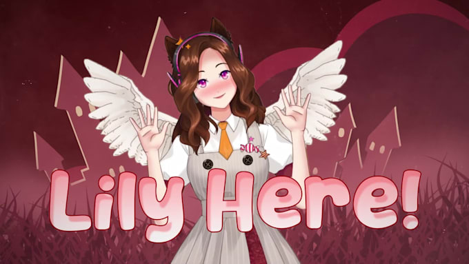 Make cute animated intro, debut video, promotional video for vtuber or ...