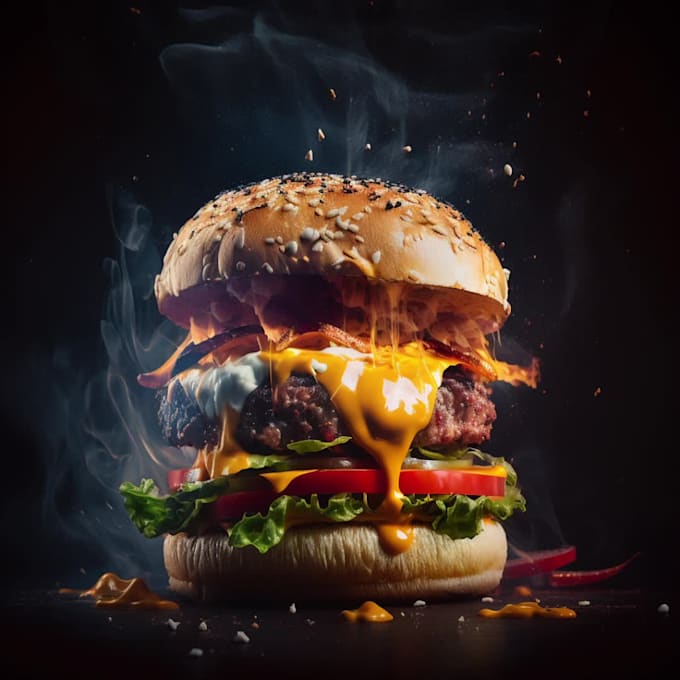 Create realistic food photographs, using midjourney ai by Primuha | Fiverr