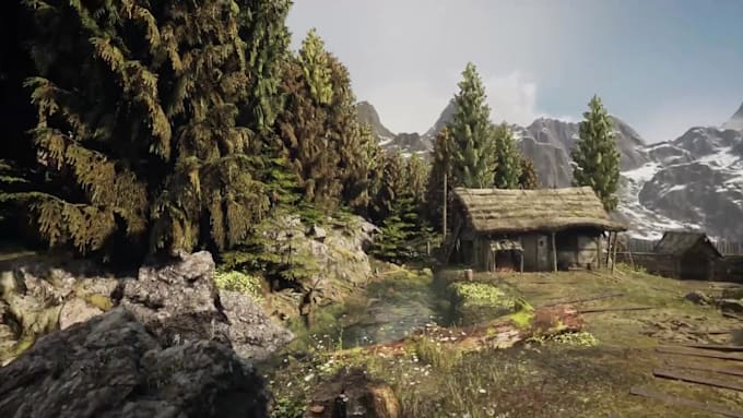Make realistic 3d game environment and level design in unity and unreal ...