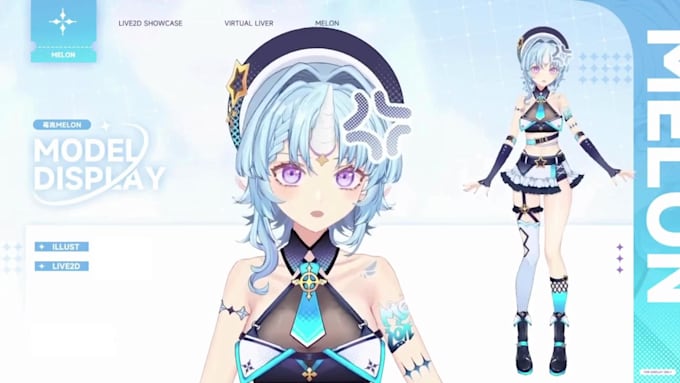 Design and rig live2d vtuber model,2d vtuber,live2d vtuber rigging for streaming by Brightwiix ...