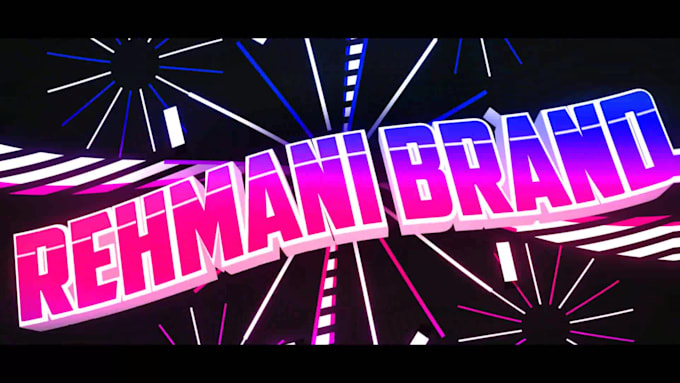 Youtube intro video create custom trailer or animated logo your channel ...