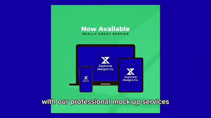 Create a professional mockup design for your brand by Zaptrone | Fiverr