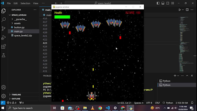 Create An Awesome Game In Python Using Pygame By Shayanmemon Fiverr