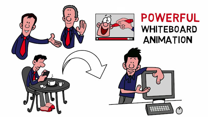 Create highly engaging custom whiteboard animation explainer video by ...