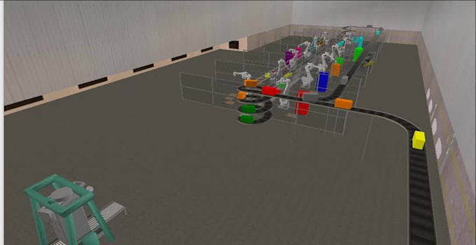 Build industrial simulation model by using flexsim software by Moelouiz2030 | Fiverr