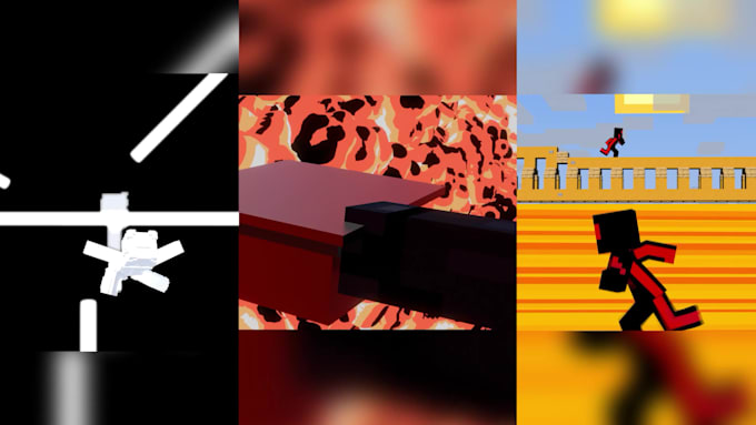 Create minecraft 3d animation by Rex_animations | Fiverr