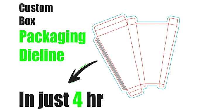 Do professional box dieline for your product packaging by Ajbajwa | Fiverr