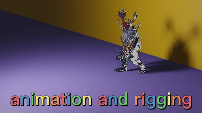 Do professional 3d rigging, modeling and animation by Zi_station0 | Fiverr