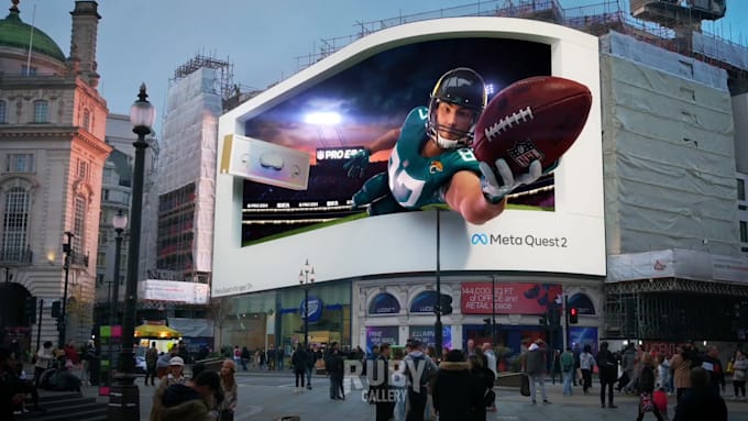 Do 3d billboard animation, 3d anamorphic animation, 3d vfx ads, 3d cgi ...