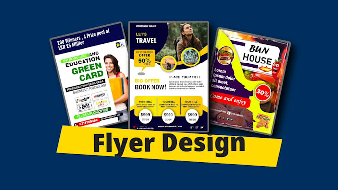 Design professional flyer and brochure within 12 hours by Dkmazcreation ...