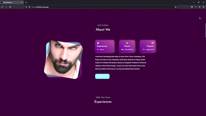 Build React Js Next Js Website Using Tailwind Css By Farhad091 Fiverr