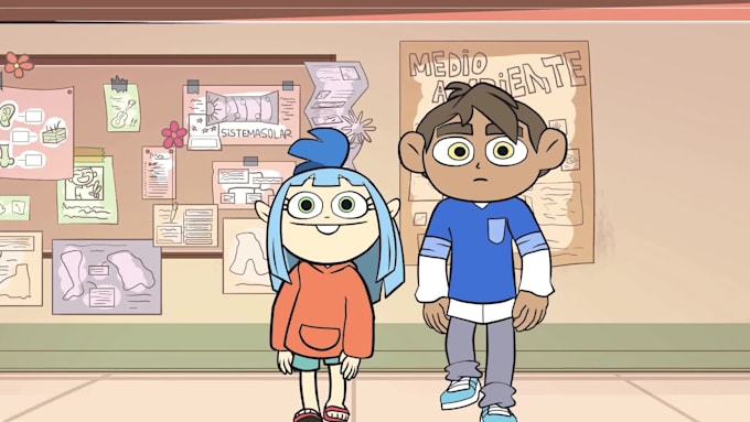 Create 2d animations, cartoon animations, animated music video, 2d ...