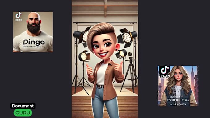 Create custom profile pics for your social media by Doc_guru1979 | Fiverr