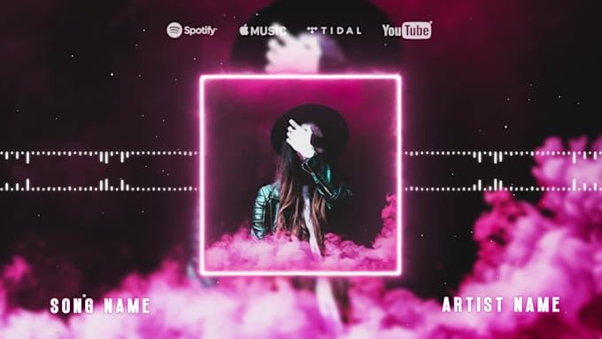 Create an audio spectrum or music visualizer by Eman_sharaf | Fiverr