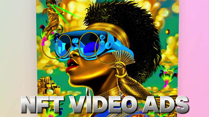 Do amazing nft card promotional video, nft token promo, 3d holographic ...