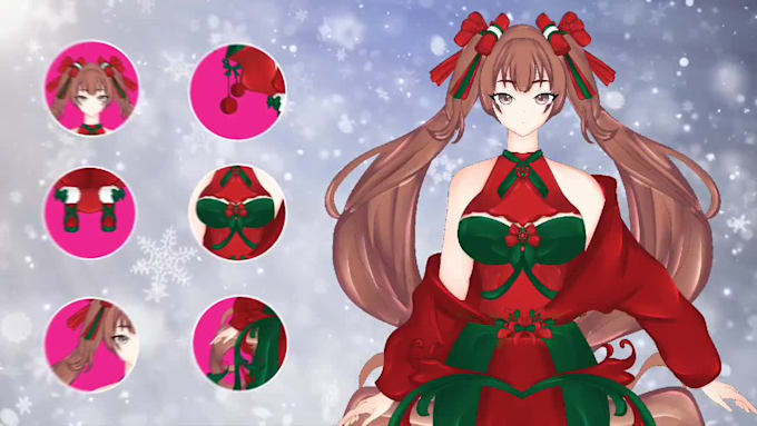 Draw reference sheet for your character and vtuber model by ...