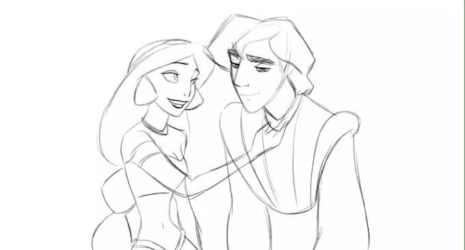 Do 2d traditional line art frame by frame 2d hand drawn line art ...