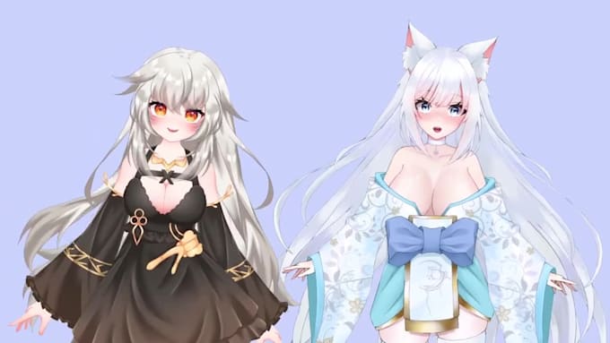 Draw and rig live2d model rigging vtuber model avatar facerig anime ... Draw and rig live2d model rigging vtuber model avatar facerig anime ...