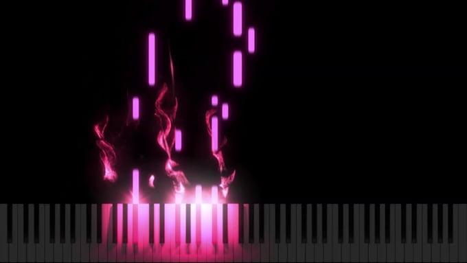 Create an outstanding piano visualization by Luigi_64 | Fiverr