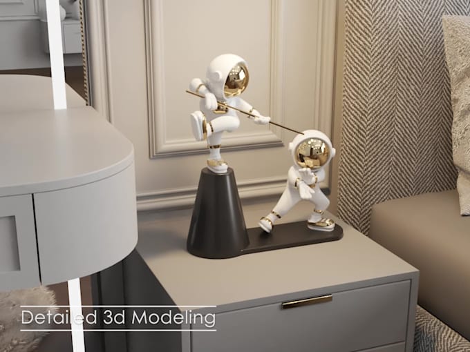 Do interior design with realistic 3d rendering and walkthrough by Rehan_memaar | Fiverr