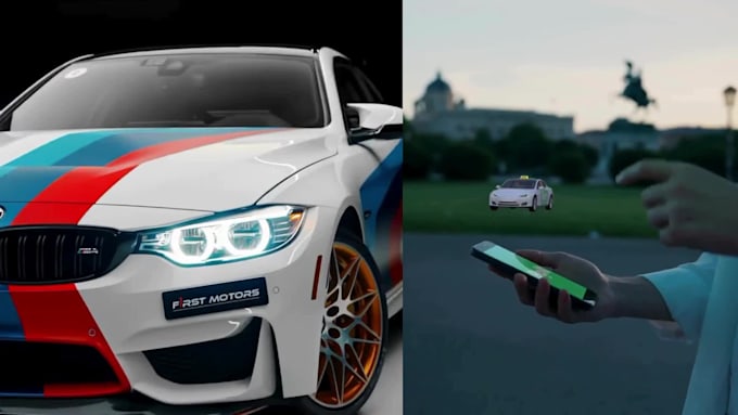 Do photorealistic 3d car animation video, 3d cgi, cinematic commercial ...