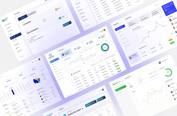 Design saas web app, dashboard, crm, and admin panel ui ux by Nahid_bd71 | Fiverr
