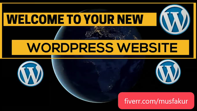 Build seo friendly wordpress website using elementor by Musfakur | Fiverr