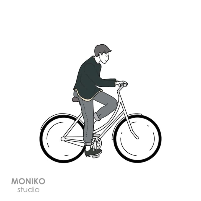 Create minimalist lifestyle illustration for animation gif by ...