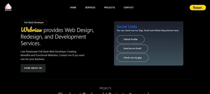 Design a mobile responsive portfolio or personal website by Webriew ...